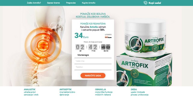 ArtroFix Montenegro gel | Caramella